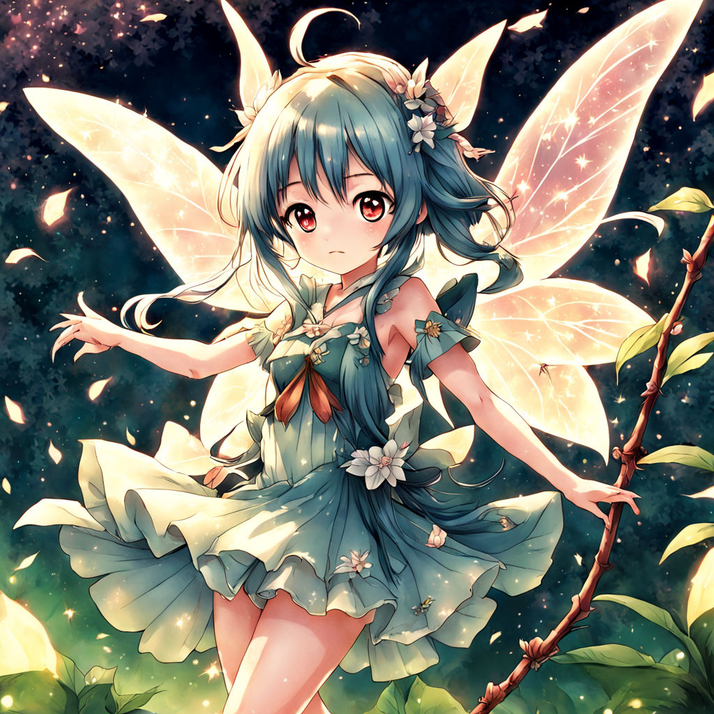 Anime manga images of Japanese fairies by Pumaru kun - Playground