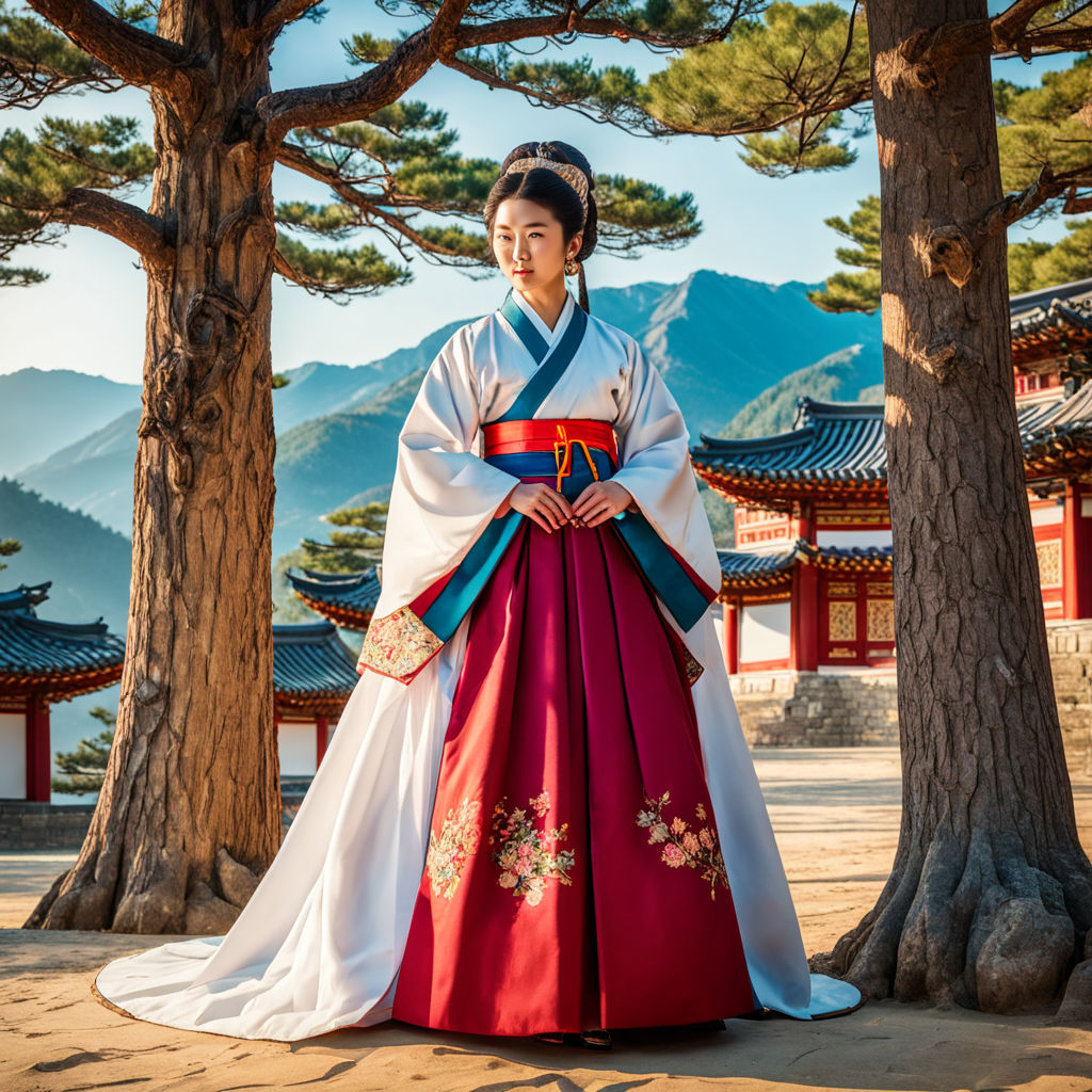 A Joseon Dynasty prince adorned in traditional hanbok by 무한 - Playground