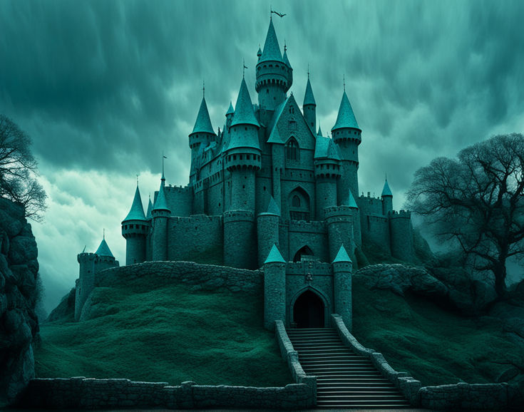 Medieval castle from Disney's "Snow White" converted into a ... by ...
