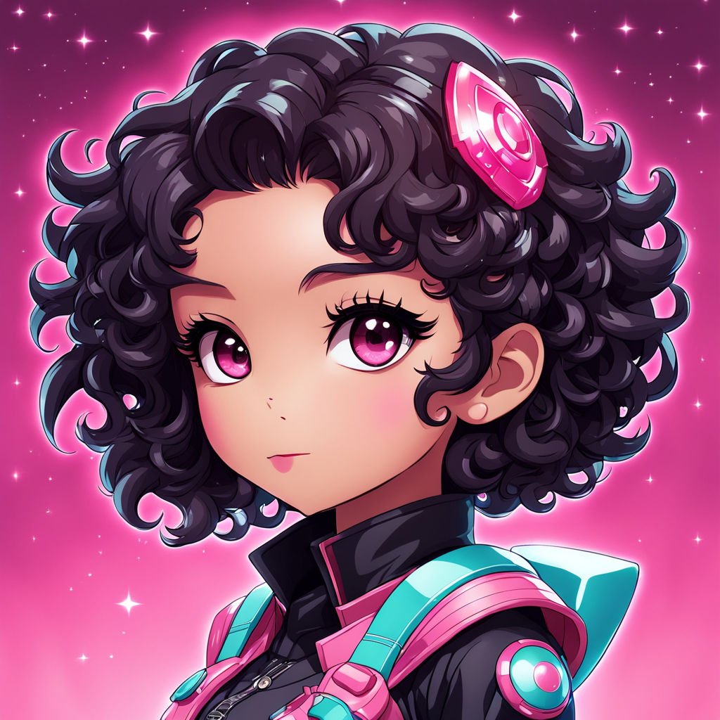 Head shot profile picture of a hispanic chibi anime by Brianna ...