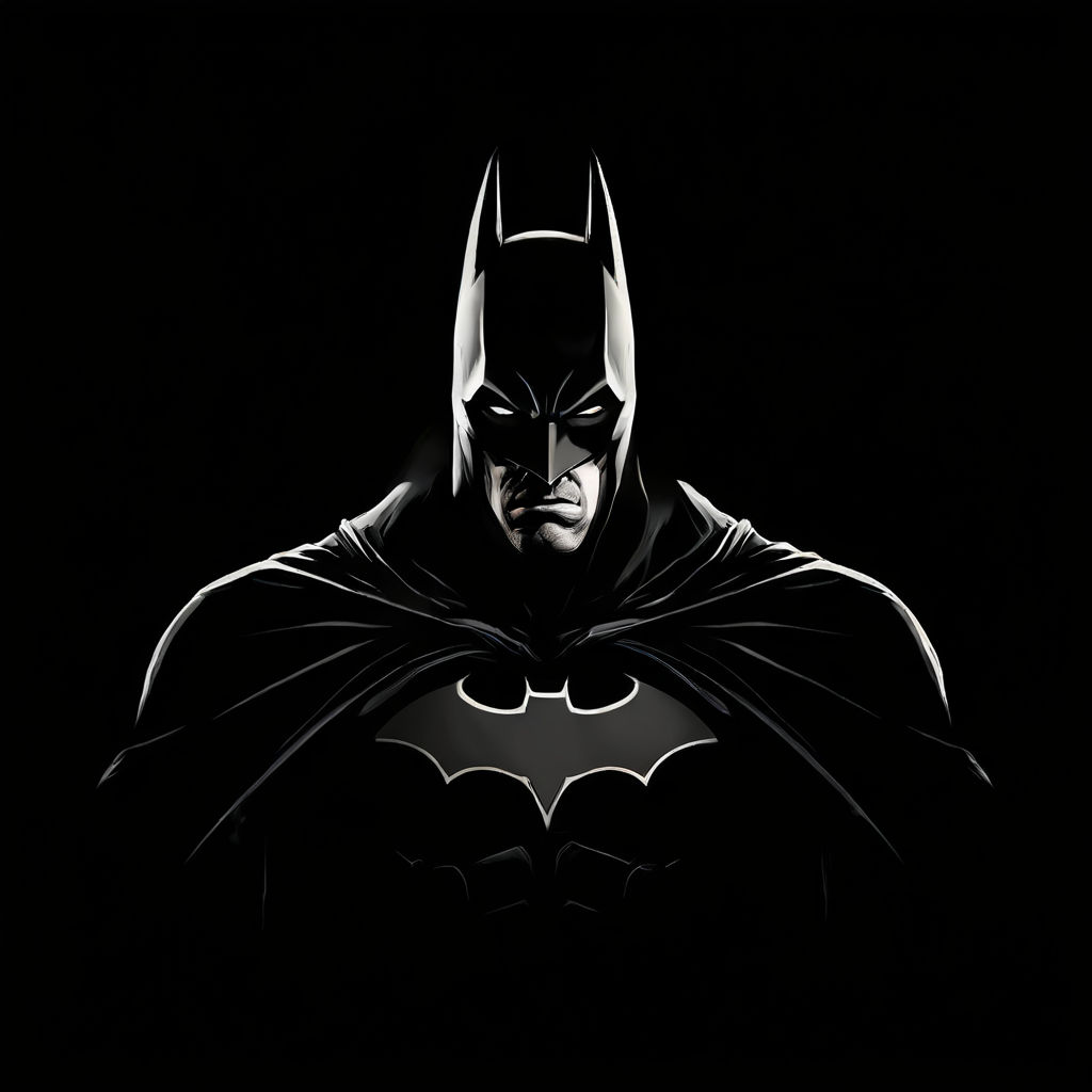 Batman in vector silhouette by Igor Borges - Playground