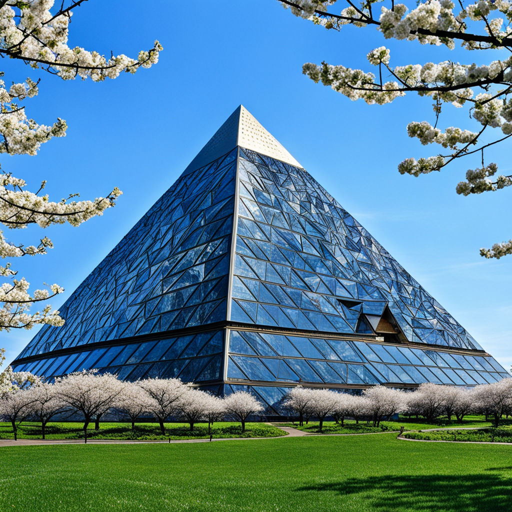 Pyramid arcology in spring by Martin Lindqvist - Playground
