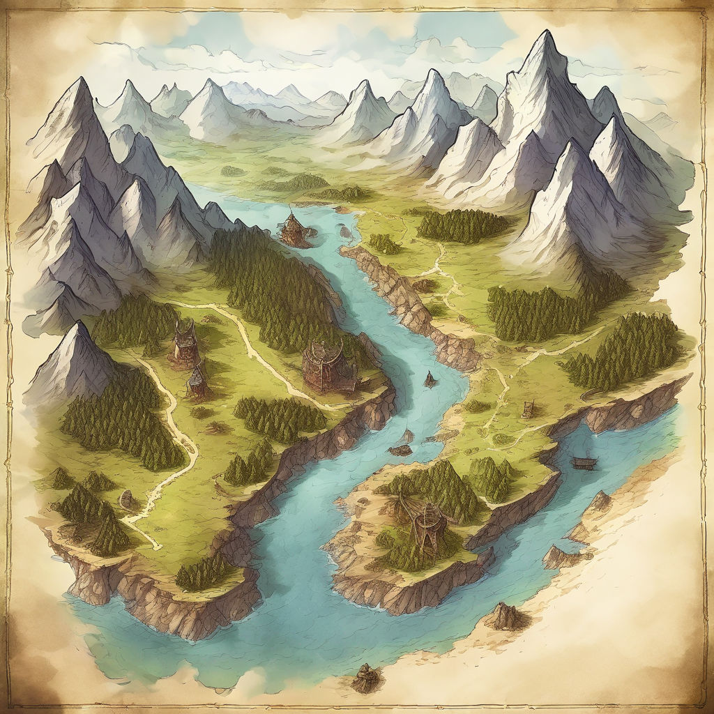 Draw high quality professional fantasy map for dnd campaign by Sunny ...