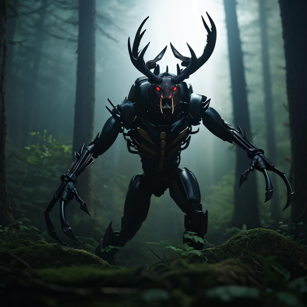 Stag beetle monster by Jesh Nimz - Playground