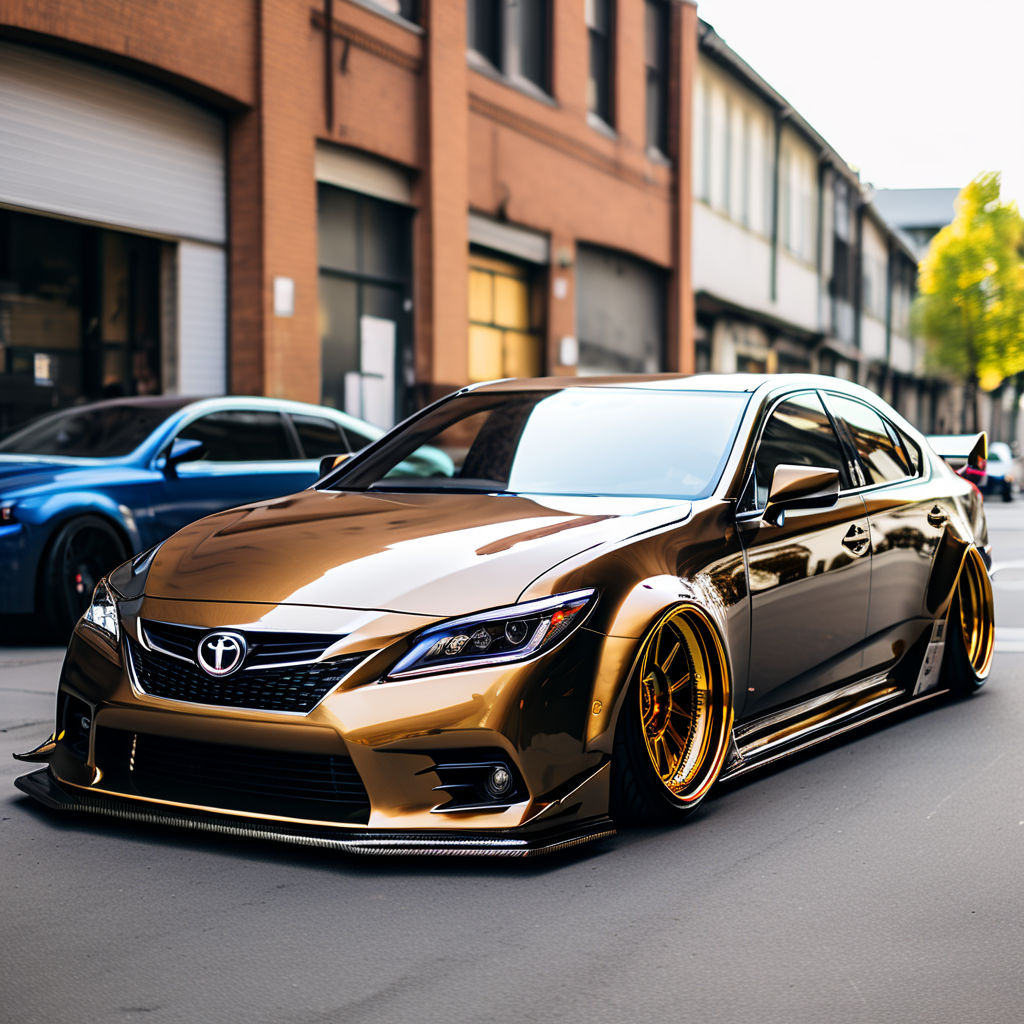 A toyota mark x stanced with huge spoiler by JC6IXBOSS _______ - Playground