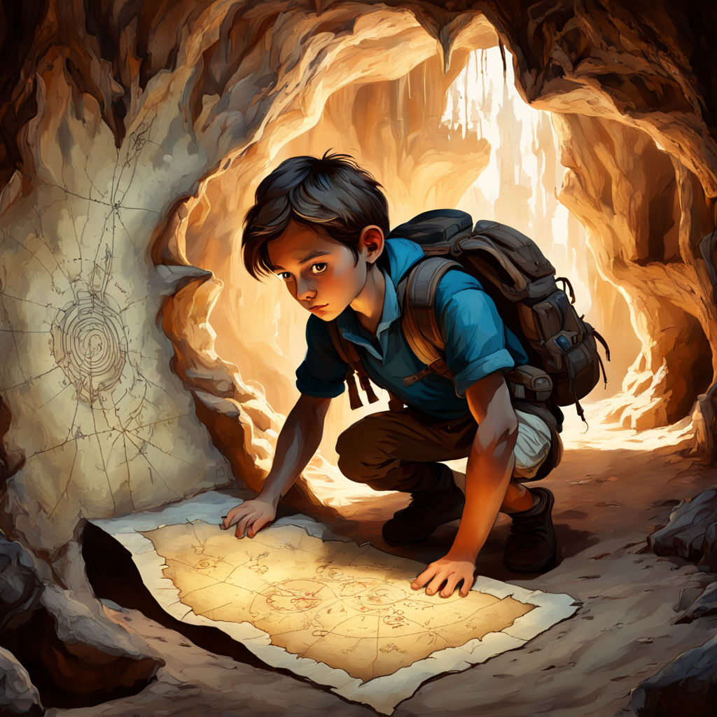 Young explorer discovers a concealed cave by yacine - Playground