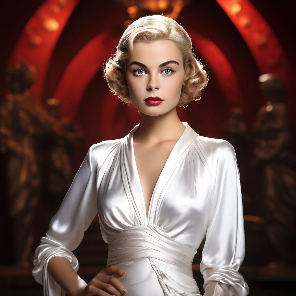 JEAN SEBERG AS APHRODITE IN THE STYLE OF ANIMAGINE by Frank Morlock ...