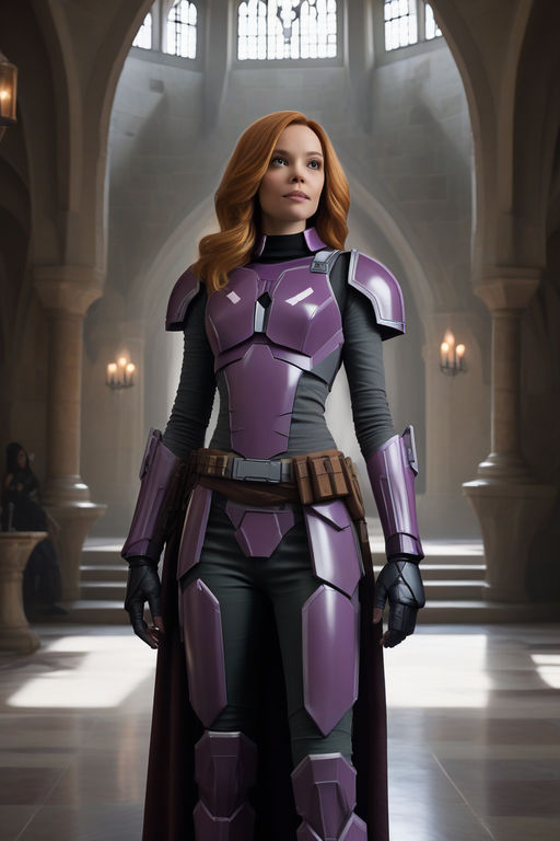 Daphne Blake in Mandalorian Armor in a castle hall by Darth Wookiee ...