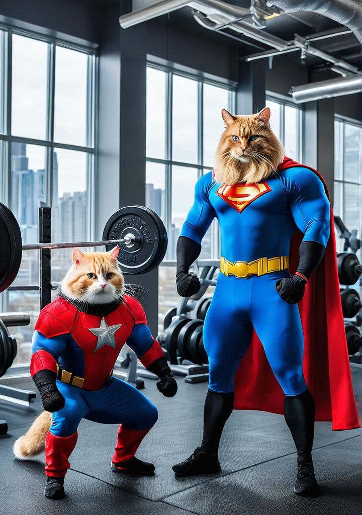 Two anthropomorphic superhero characters by Apurba saha - Playground