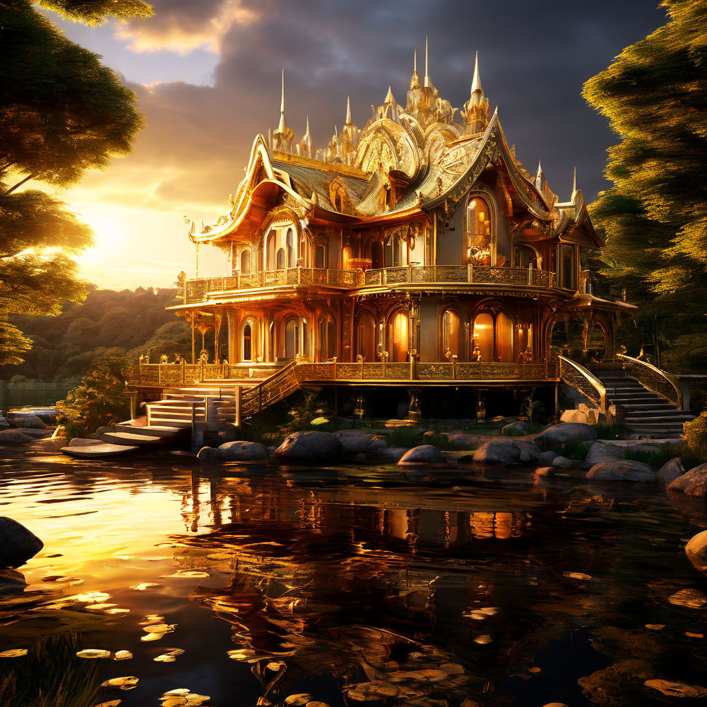 The most beautiful golden house by Guillaume Juillard - Playground