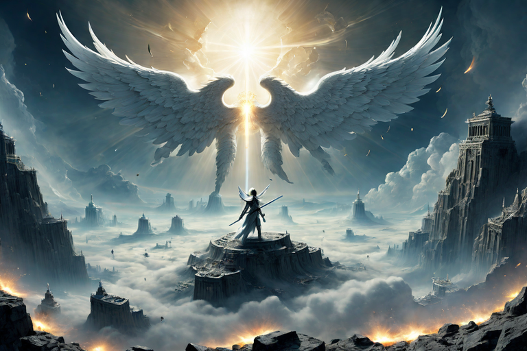 Creating an epic fight scene between an angel and a fallen a... by luis ...