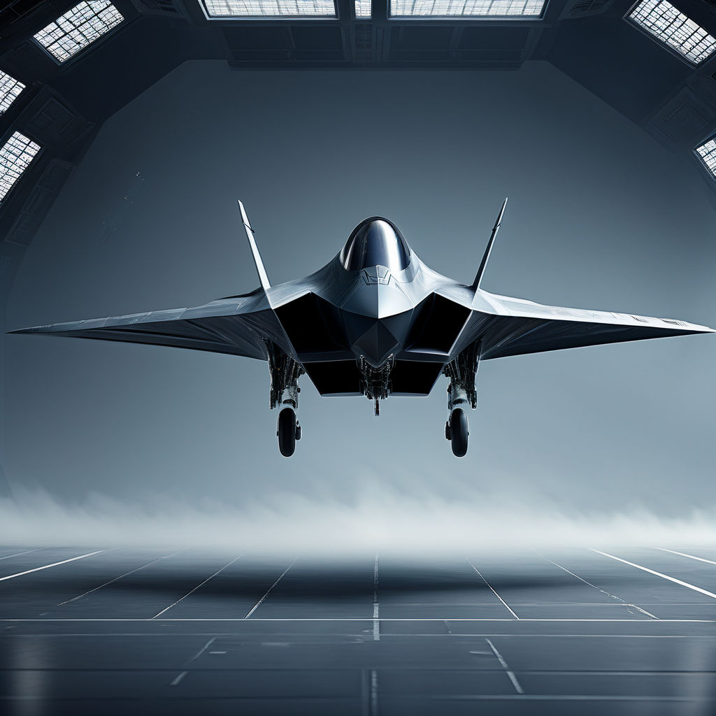 Futuristic Stealth Fighter Jet by Jesse Horn - Playground