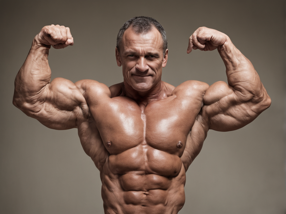 Supersized herculean male bodybuilder by Rex Jetfuel - Playground