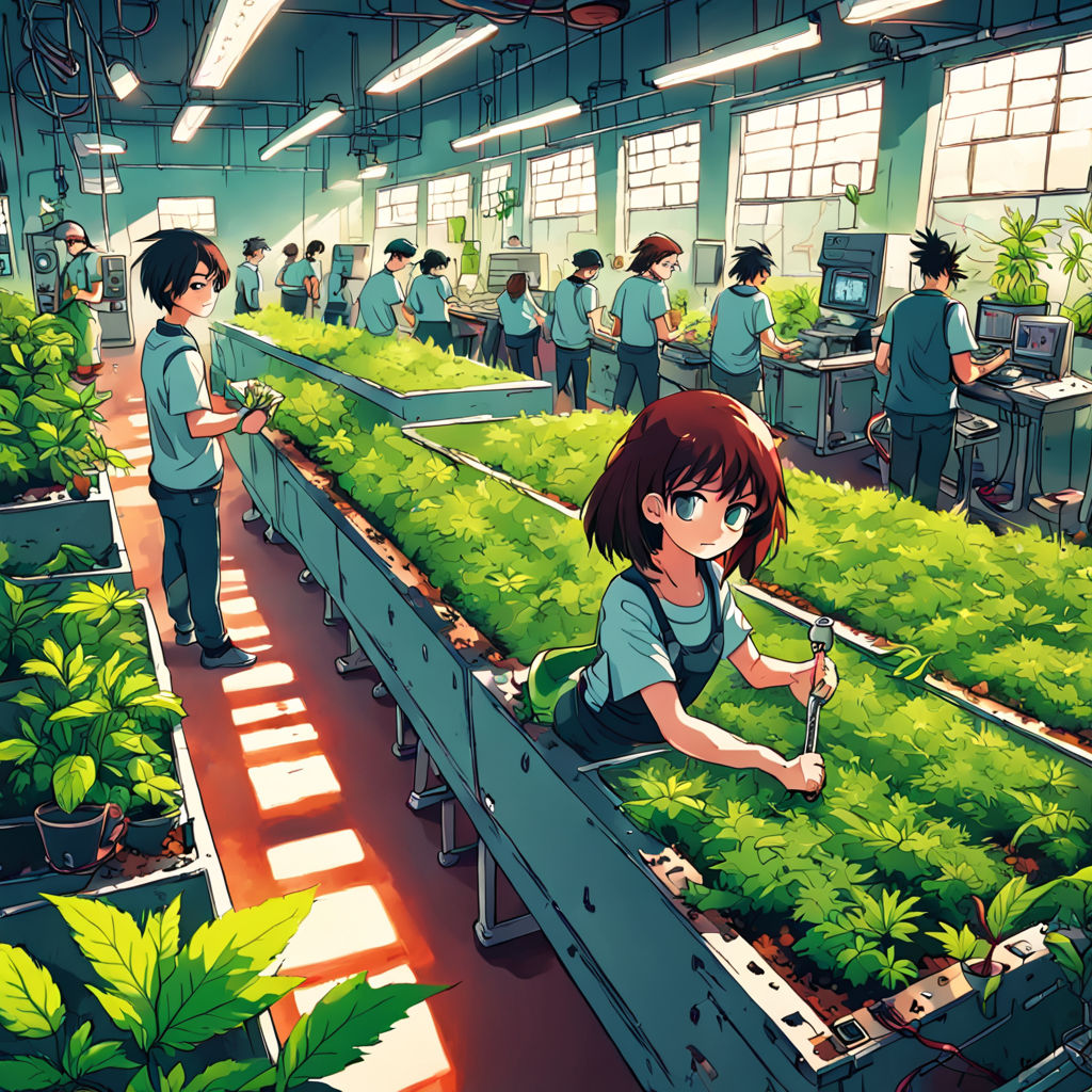 Cartoon anime style art by HeroBuns - Playground