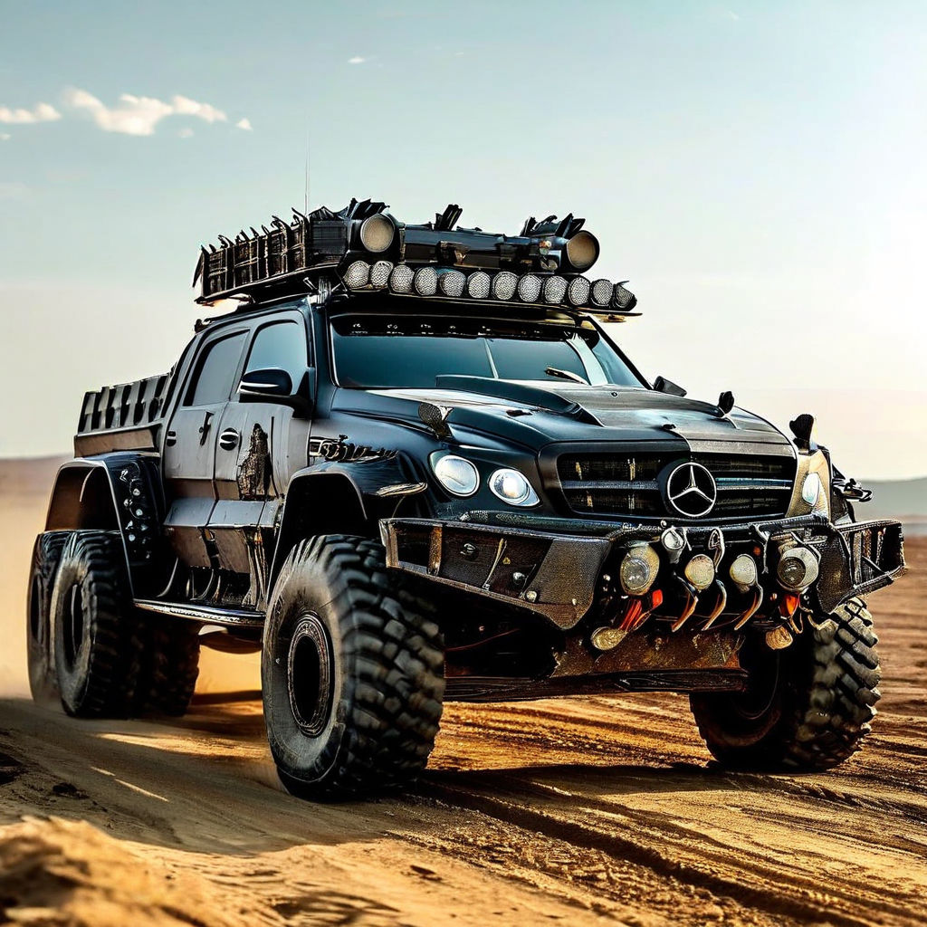 Mercedes big rig truck by Solo P - Playground