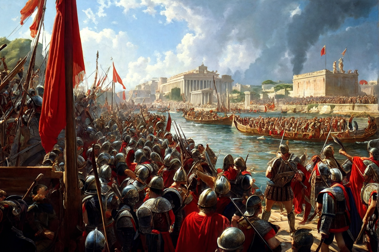 Battle of Actium and the Birth of Rome Empire by Hirthic Hrthic ...