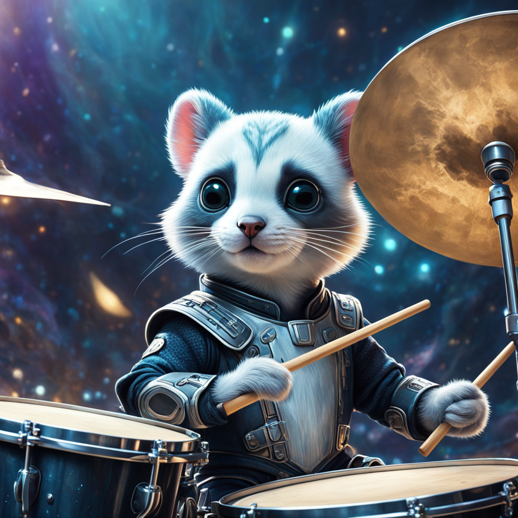 AI-generated painting of a fantasy futuristic cute animal pl... by ...