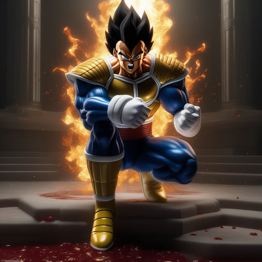 Vegeta bleeding by ChupateEsa69 - Playground