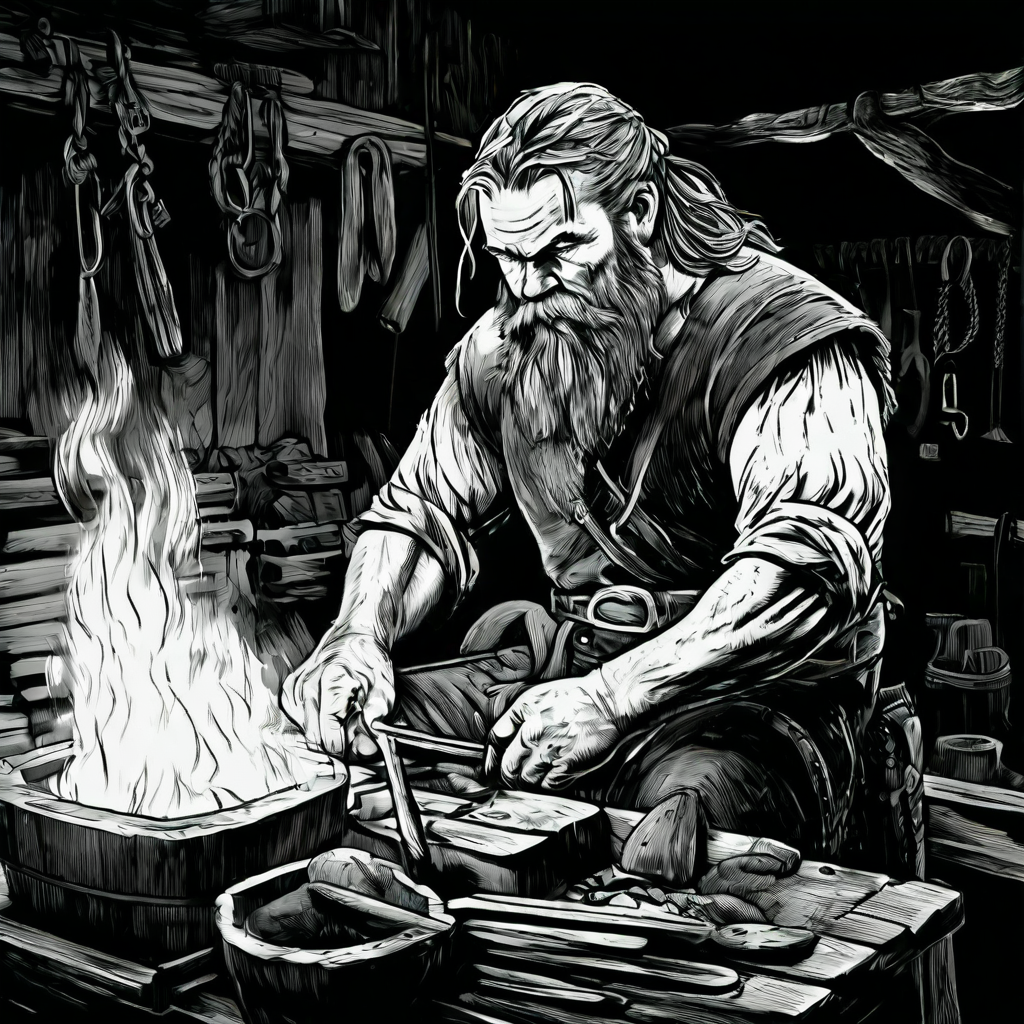 Viking blacksmith by Danielle Macdonald - Playground