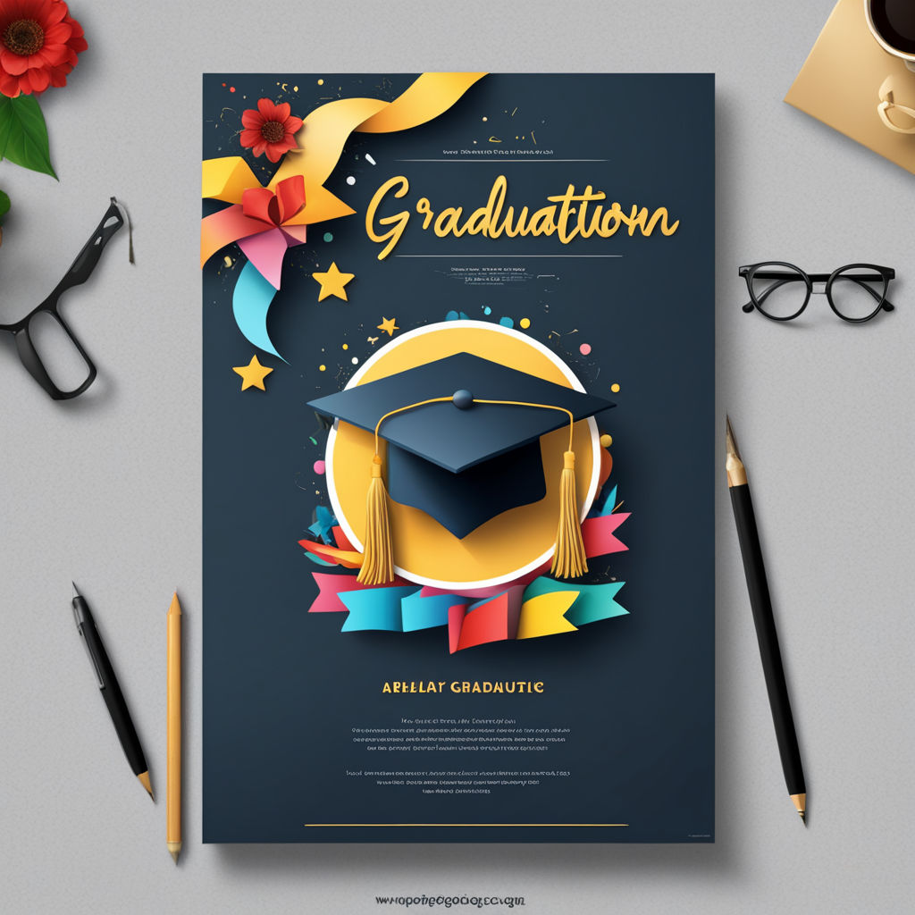 Graduation cover page with best creativity Design at A3 pape... by Abel ...