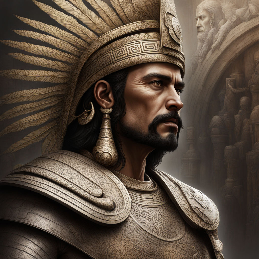 Draw an illustration of Hernán Cortés: Aztec Explorer and Co... by YUGA ...