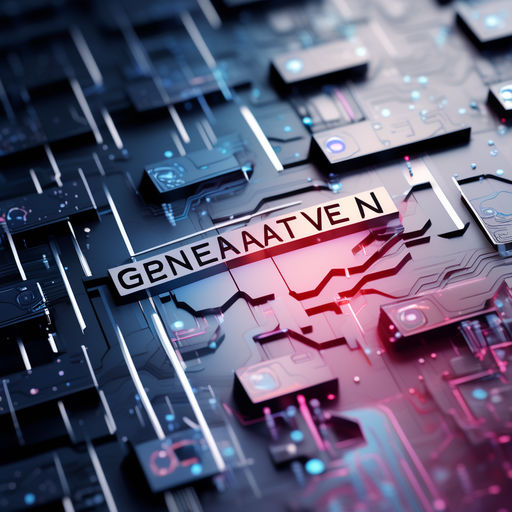 'Generative AI' Draw the letters. by 이성하 - Playground