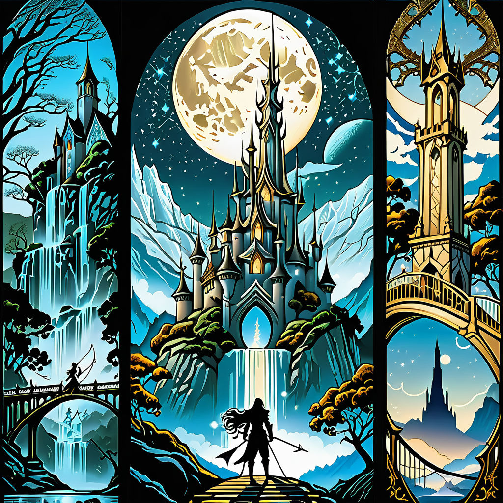 Comic book panel layout format. Multiple panels by wolf_of_the_forest ...