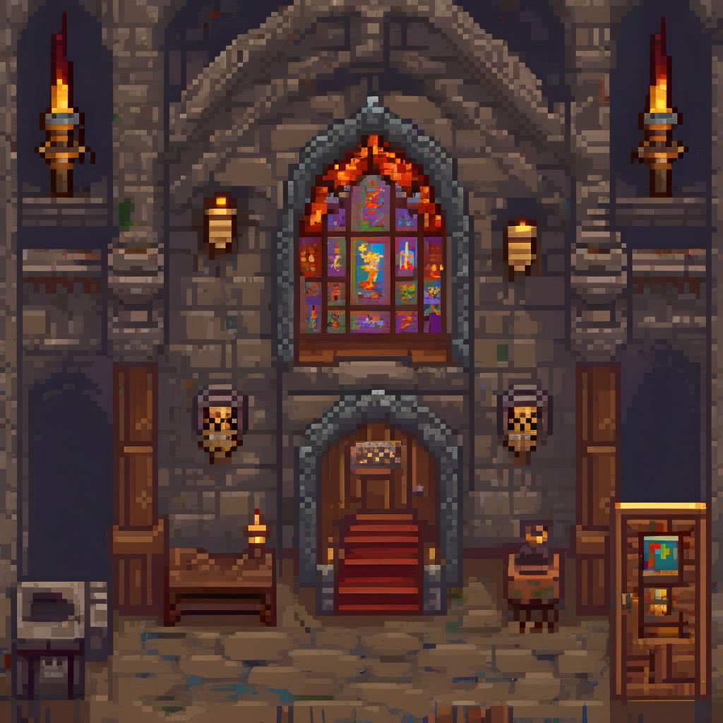 2D side-scrolling castle interior by Raymon Singh - Playground