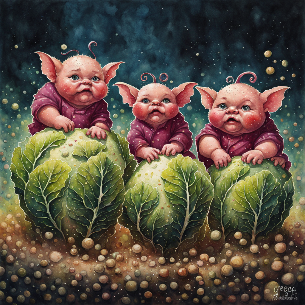 Fat Evil monster human cabbage babies by Simply Strange - Playground