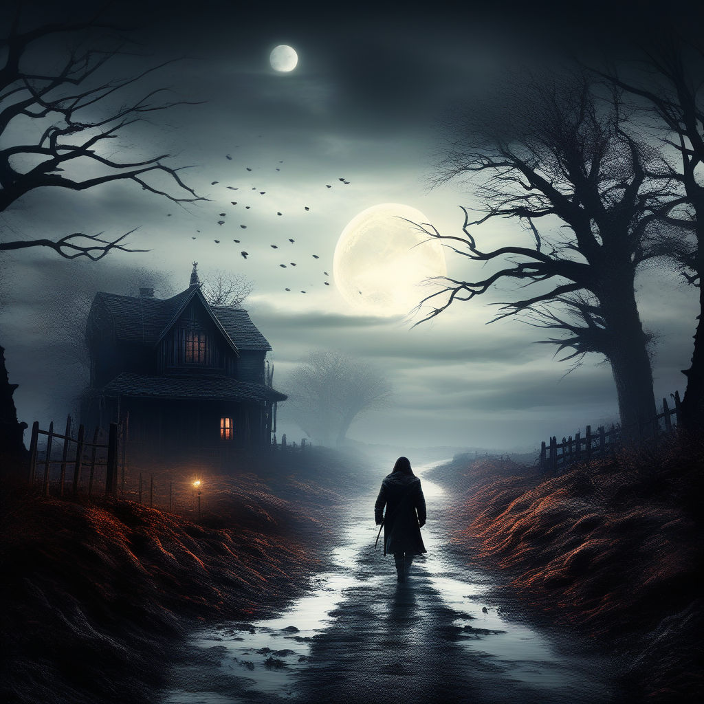 Draw horror or fantasy illustrations with amazing horror dar... by ...
