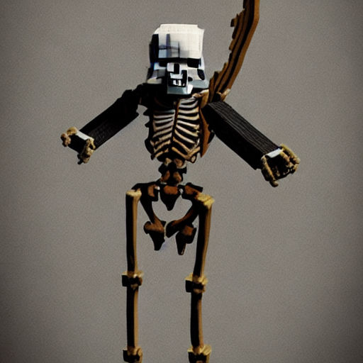 Realistic minecraft skeleton with a bow by Thundering_Storm Storm ...