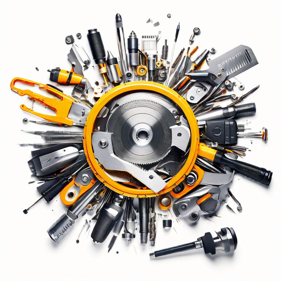 THE IMAGE REPRESENTS A COLAGE OF HAND AND POWER TOOLS by Jorge Ruiz ...