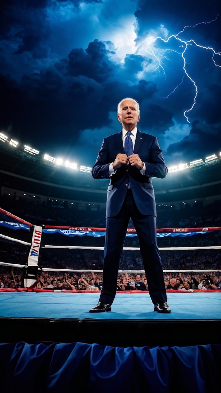 Joe Biden stands as an epic boxer by TheRealEmpowerMent - Playground