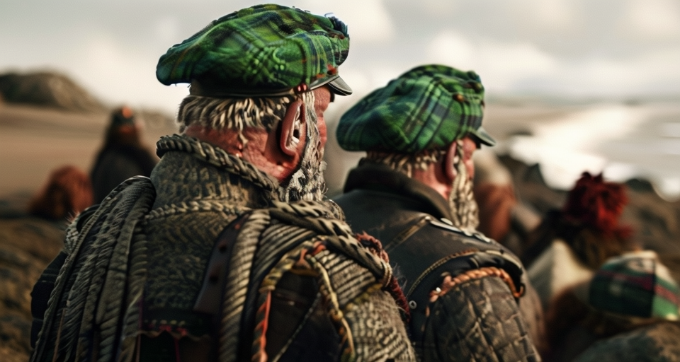 A burly Scotsman as seen from behind by Christopher Ray - Playground