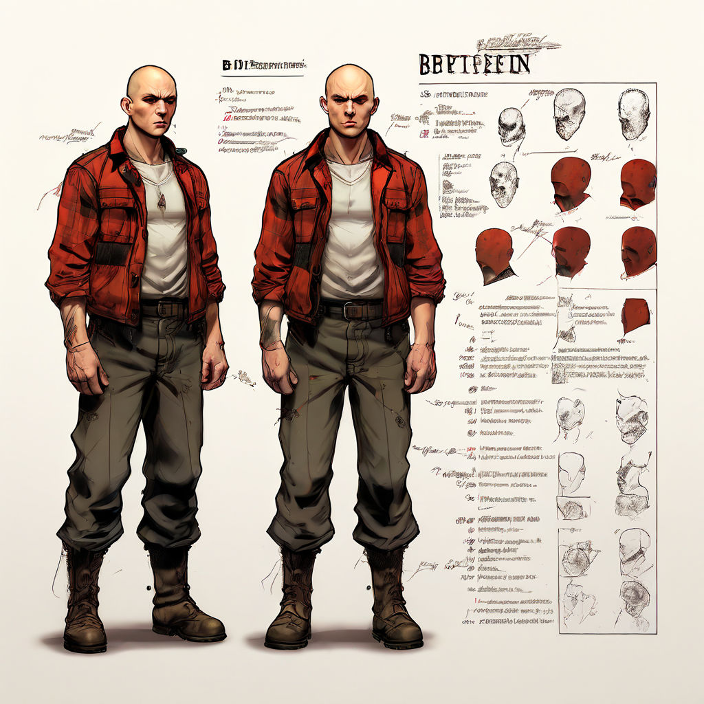 British skinhead. Character sheet by Horus - Playground