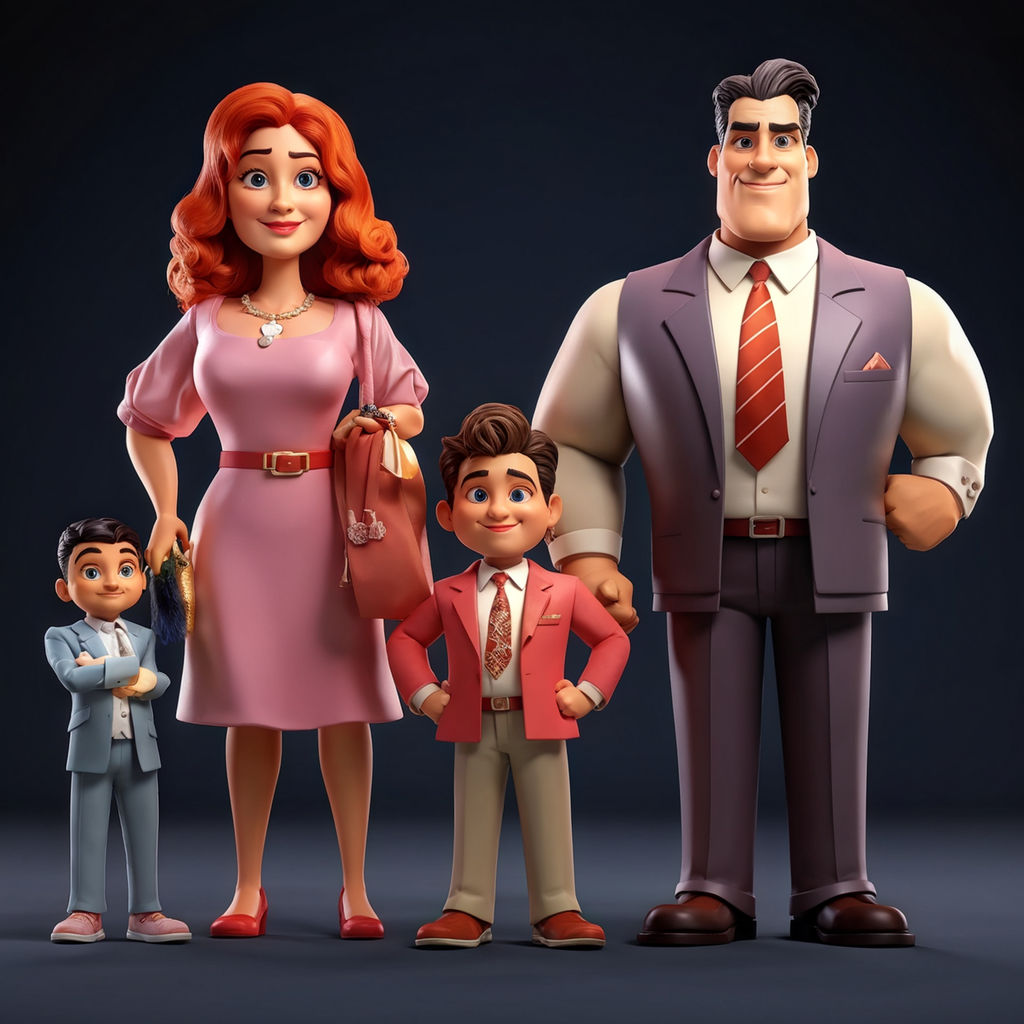 Create a family with godfather 6 characters by Madza M - Playground