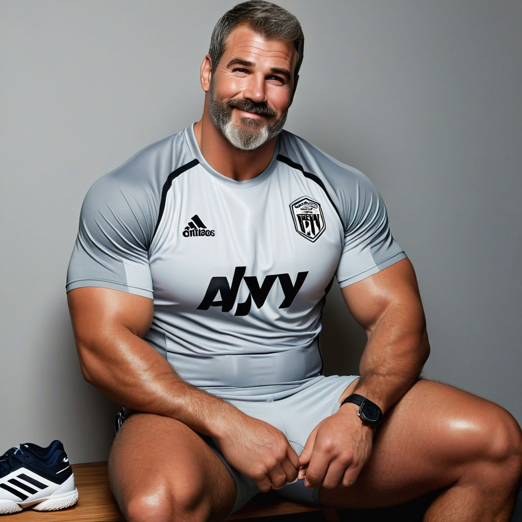 Realistic very big chunky muscular handsome white man by Dayanne von ...