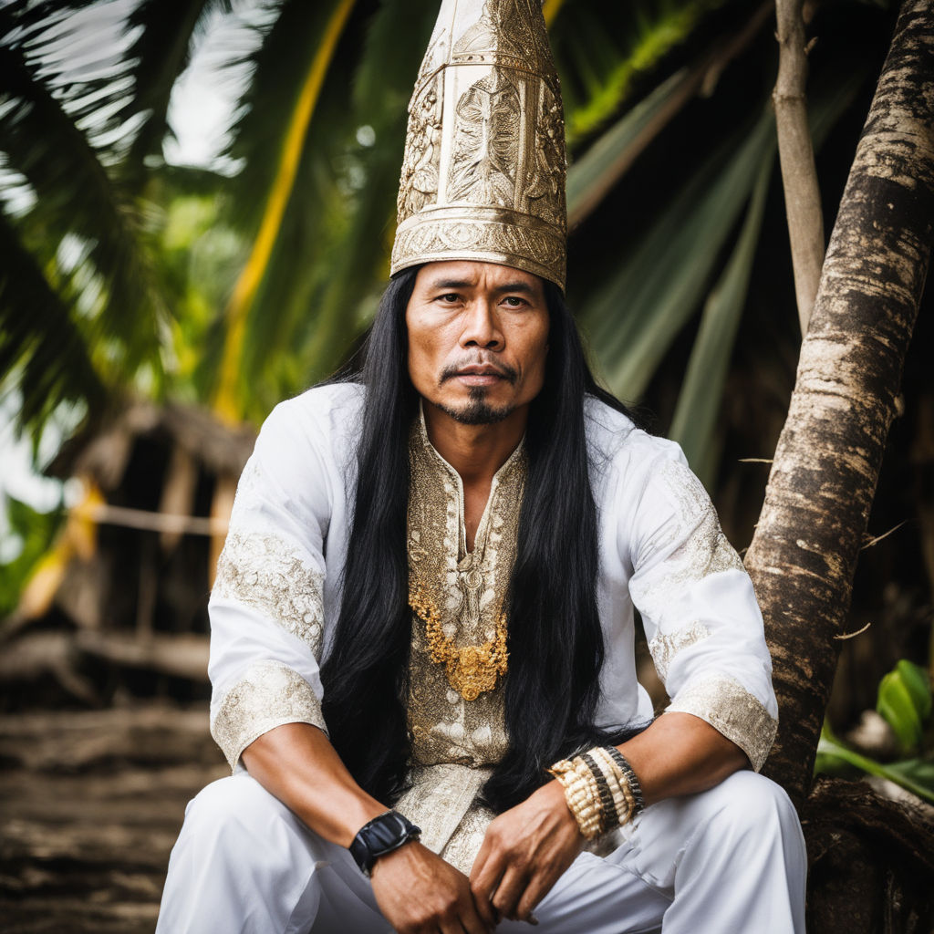 1500s cebuano bisaya filipino tagalog man. Age 40. Long hair... by damunyo - Playground