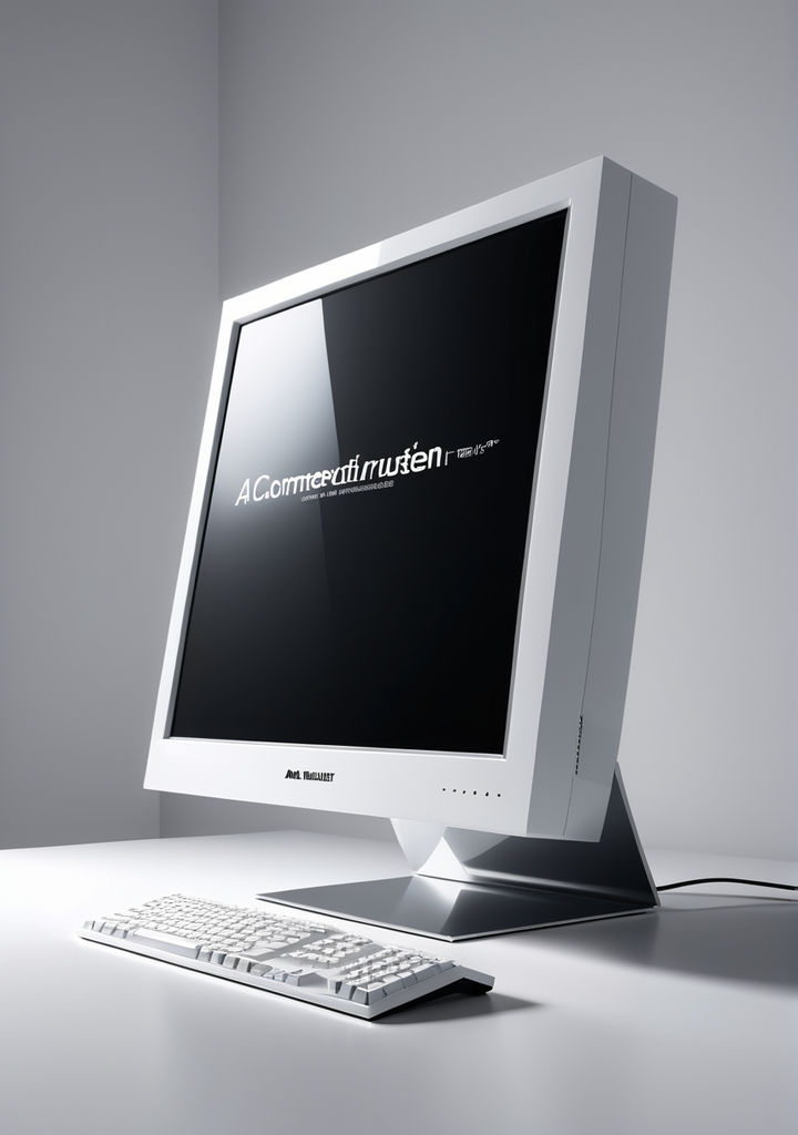 Ultra-clear digital render of a sleek modern computer by René Pfändler ...