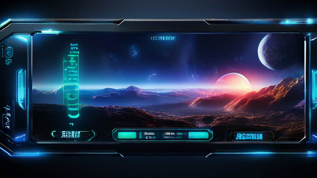 Sci-fi themed progress bar by Renan Rodrigues - Playground