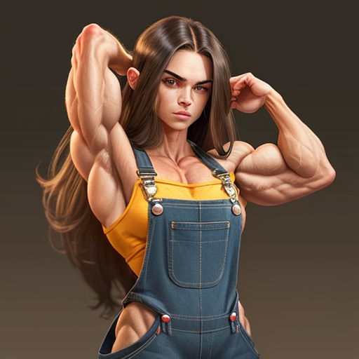 Female bodybuilder by tryhard recon - Playground