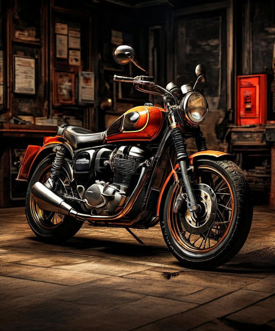 Motorcycle service poster by Marco Rockabilly - Playground