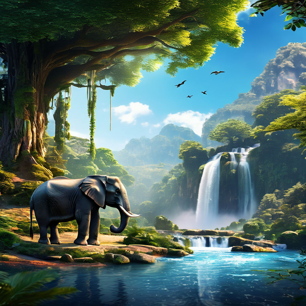 Creating nature-inspired images with waterfalls by Manoj Manu - Playground