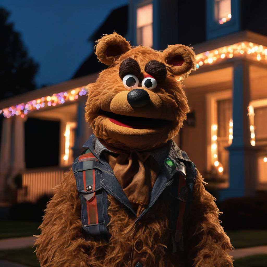 An extremely realistic portrait of the Fozzie Bear dressed a... by Geo Zeo - Playground