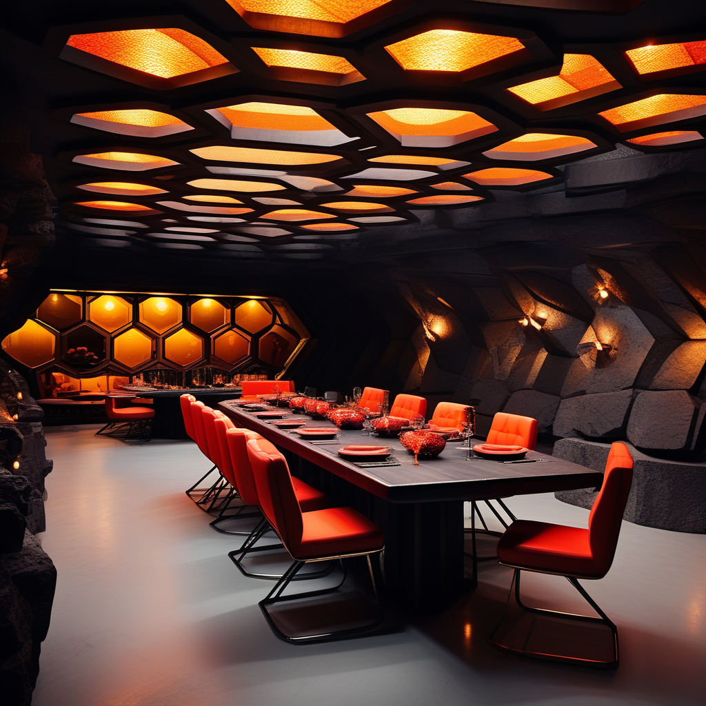 Post apocalyptic underground fortified bunker honeycomb shap... by Guia ...