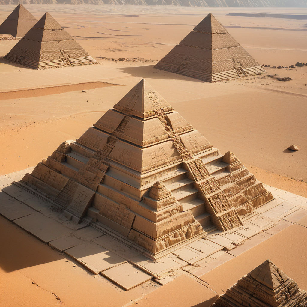 Top-down and bottom-up pyramids captured in a single frame by Елена ...