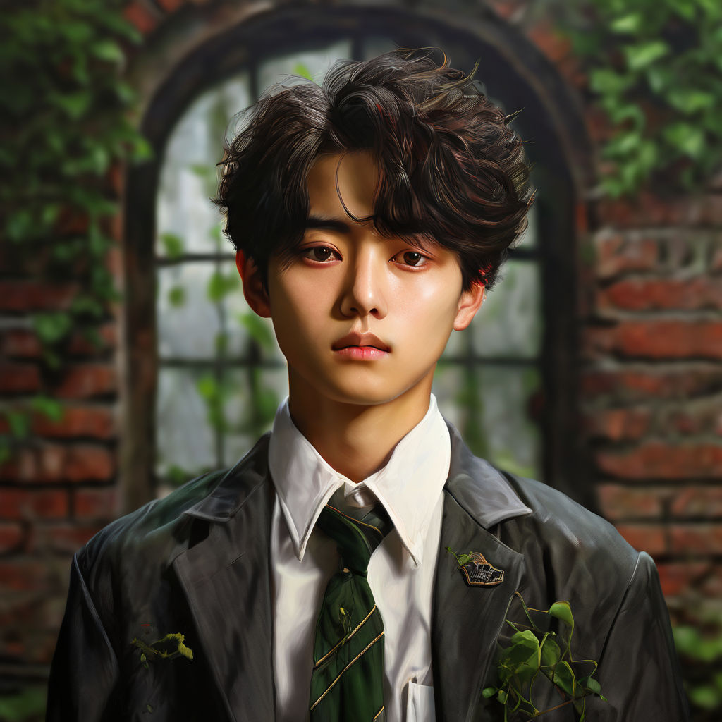 Portrait of Kim Do-yoon styled as a boy by 김도윤 - Playground