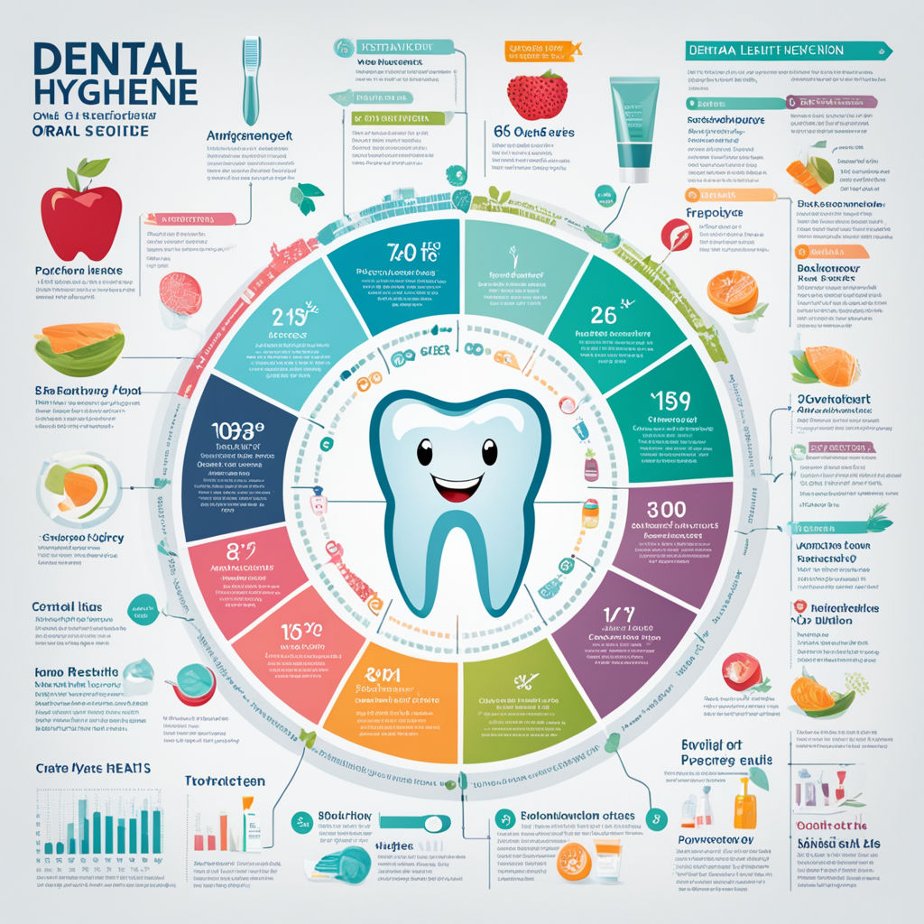 A detailed infographic illustrating dental hygiene by Syifa Ghyffara ...