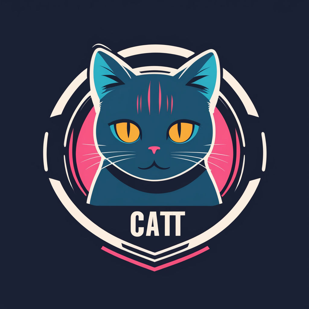 Cat logo design vector by Sanie - Playground