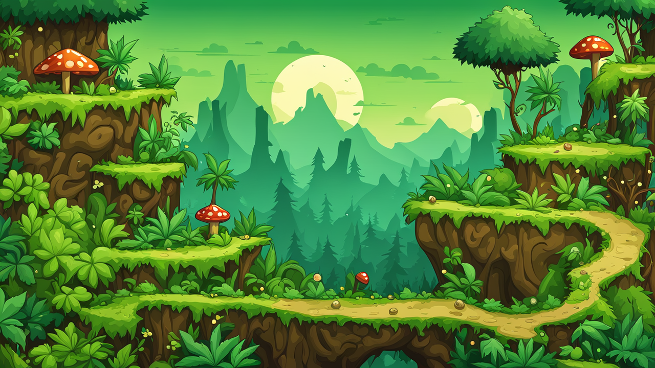 Cannabis-themed 2D side-scrolling platformer game tilemap by Sebastian ...